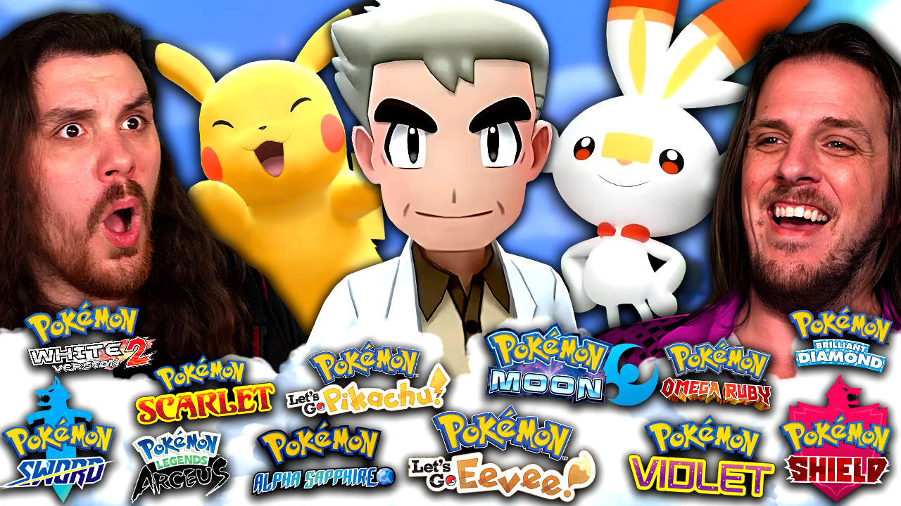 All Pokemon Main Game Trailers - Sorta Stupid